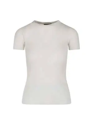 JAMES PERSE Fitted Short Sleeve T-shirt - Cream