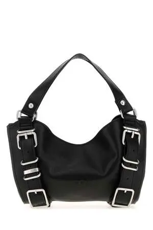 DIESEL® Leather D-one Mini Handbag - Black
