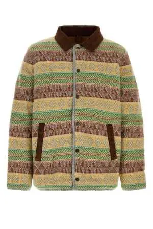 Guest In Residence Multicolor Wool-blend Western-style Padded Jacket - Multicoloured