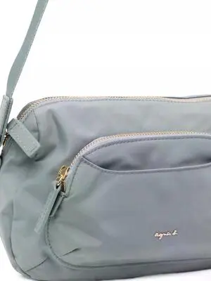 AGNES B. Logo-plaque Crossbody Bag