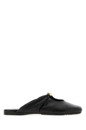 Loewe Nappa Leather Pebble Ballerinas - Black