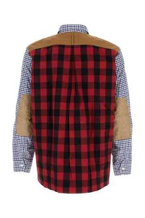 Junya Watanabe Embroidered Cotton Shirt - Multicolor