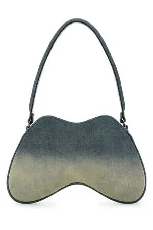 DIESEL® Denim Double-d Shoulder Bag - Blue