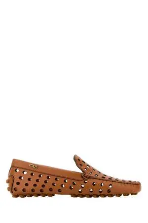 TOD'S Caramel Leather Loafers - Brown