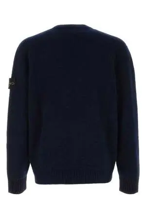 Stone Island Midnight Stretch Alpaca Blend Cardigan