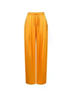 DANAME Elasticated Pleat-detail Trousers