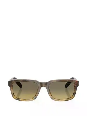 Prada Rectangle-frame Sunglasses - Brown