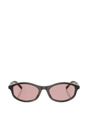 Prada Irregular-frame Sunglasses - Brown