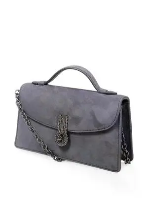 AMATO DANIELE Quenn Altrove Suede-finish Chain-link Tote Bag