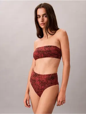 Calvin Klein Essentials Swim Bandeau - Python+spiced Apple