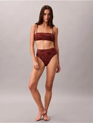 Calvin Klein Essentials Swim Bandeau - Python+spiced Apple