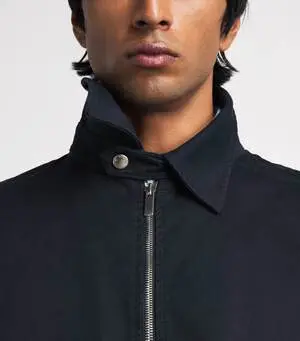 SYSTEM Cotton Check-lining Bomber Jacket