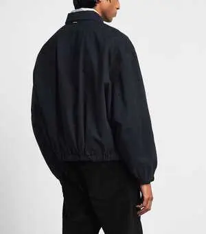 SYSTEM Cotton Check-lining Bomber Jacket