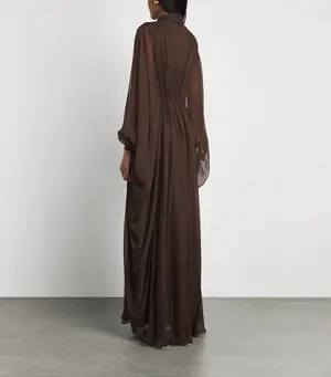 Zuhair Murad Silk Chiffon Embellished Gown