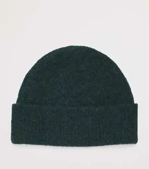 AMI Paris Wool-blend De Coeur Beanie
