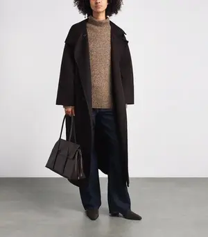 Soft Goat Cashmere-silk Marled Sweater