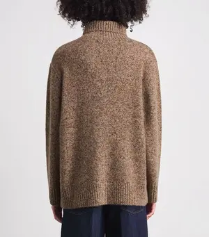Soft Goat Cashmere-silk Marled Sweater