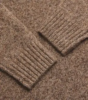 Soft Goat Cashmere-silk Marled Sweater