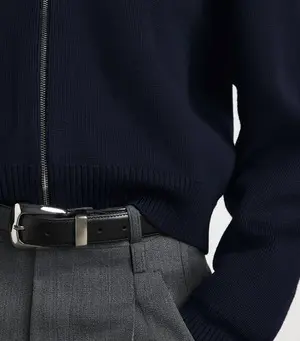 RÓHE Merino Wool Sailor Zip Cardigan