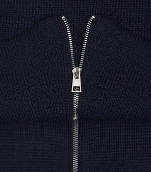 RÓHE Merino Wool Sailor Zip Cardigan