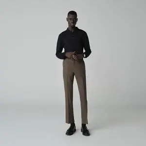 INDOCHINO Johnstone Dobby Dark Pants - Brown