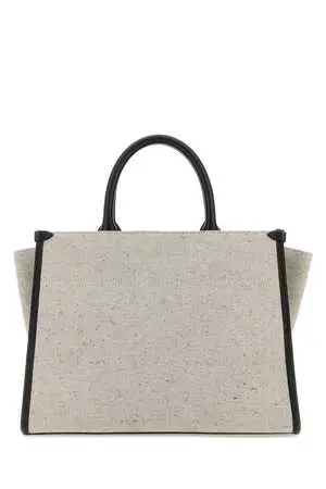 LANVIN Two-tone Canvas Small In & Out Shopping Bag