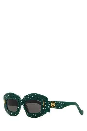 Loewe Dark Acetate Sunglasses - Green