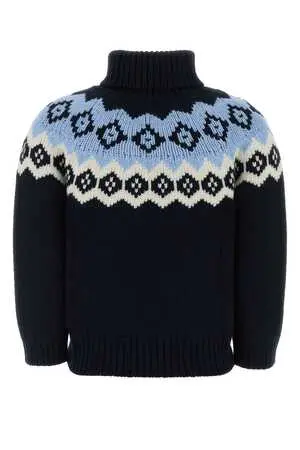 Prada Dark Wool Blend Sweater