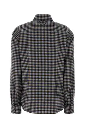 Prada Embroidered Wool Shirt