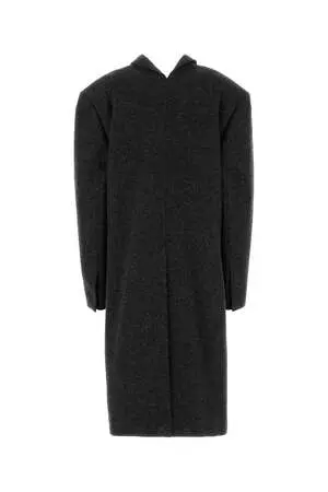 Prada Slate Wool Coat - Black