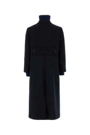 Prada Navy Wool Coat