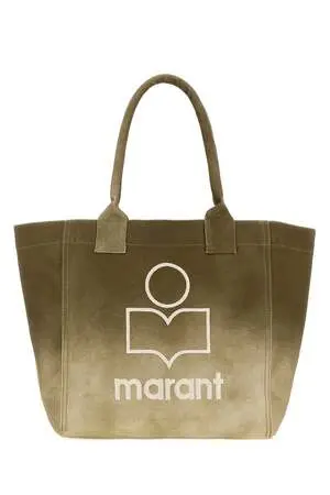 Isabel Marant Étoile Khaki Canvas Small Yenky Shopping Bag - Green