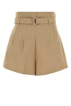 Prada Beige Poplin Shorts - Brown