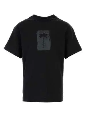 Palm Angels Cotton T-shirt - Black