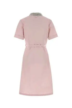 Prada Pastel Poplin Shirt Dress