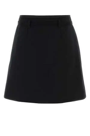 Prada Wool Mini Skirt
