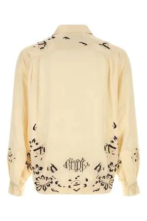 BODE Cream Satin Phantasm Shirt