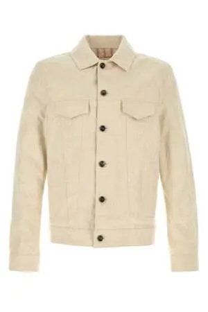Etro Sand Stretch Denim Jacket - Brown