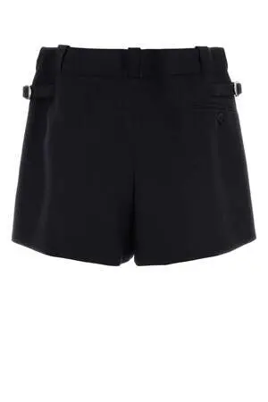 Prada Midnight Wool Shorts