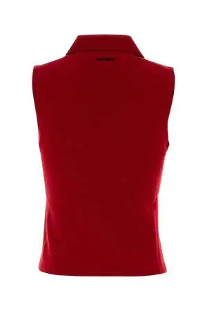 Miu Miu Reed Cashmere Polo Shirt