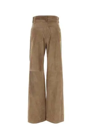 Brunello Cucinelli Biscuit Suede Pant