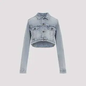Balenciaga Cropped Cotton Jacket