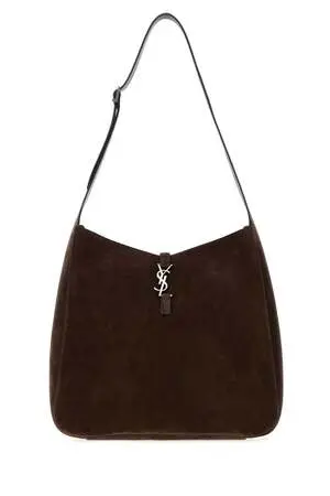 Saint Laurent Maxi Hobo Suede Handbag - Toastedcoffeetoco