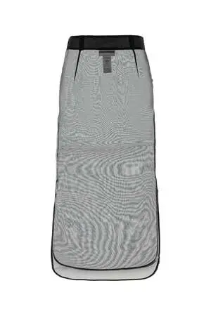 DES_PHEMMES Light Knit Silk Skirt - Black
