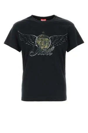 DIESEL® Cotton Blend T-gerio T-shirt - Black