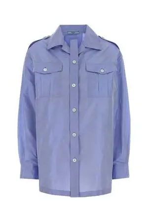 Prada Light- Taffeta Shirt - Blue