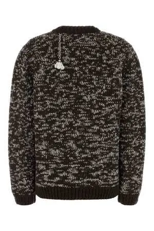 Prada Two-tone Wool Oversize Sweater