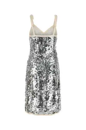 Prada Embellished Nylon Dress