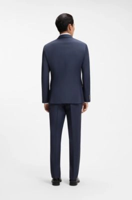 BOSS One Slim-fit Suit Jacket In Virgin Wool