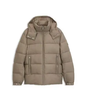 BOSS Water-repellent Puffer Jacket With Adjustable Hood